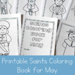 Saints Coloring Book for May