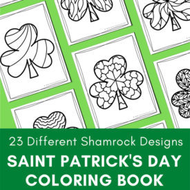 Printable Shamrock Coloring Book for Kids and Adults