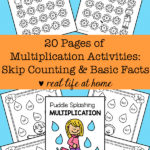 20 Activity Pages for Reviewing Basic Multiplication Facts