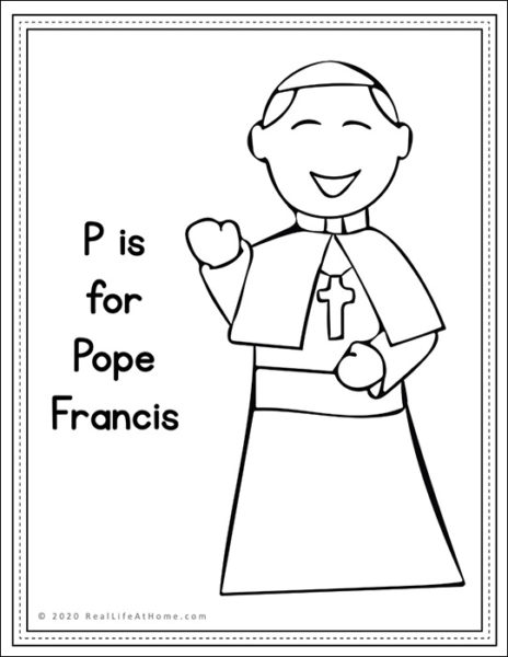 Catholic Coloring Pages for P – T (60 Coloring Pages)