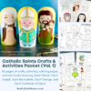Catholic Saints Crafts and Activities Packet for Kids (Vol. 1)