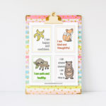 Affirmation Cards for Kids (48 Different Affirmations on 96 Cards)